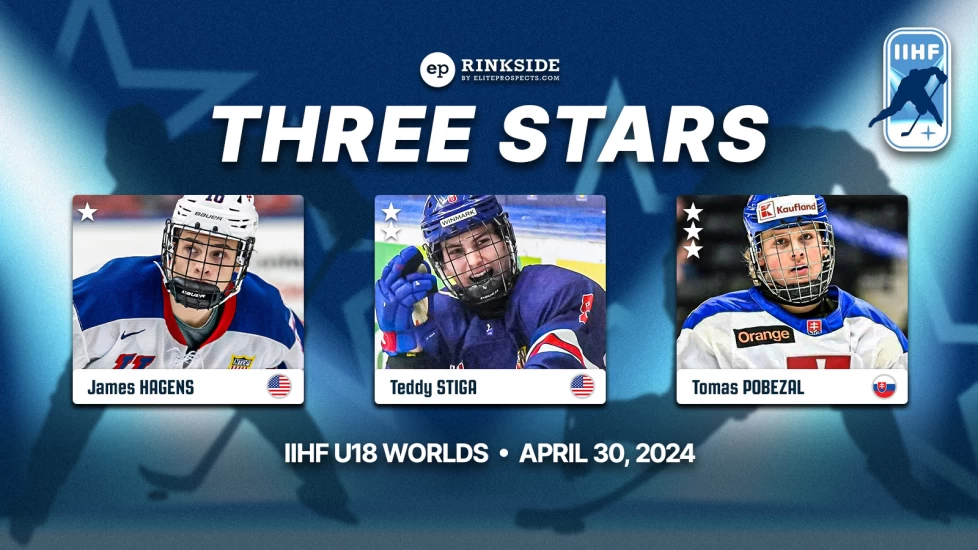 EP Rinkside's 3 Stars from Day 6 of the 2024 U18 World Hockey Championship