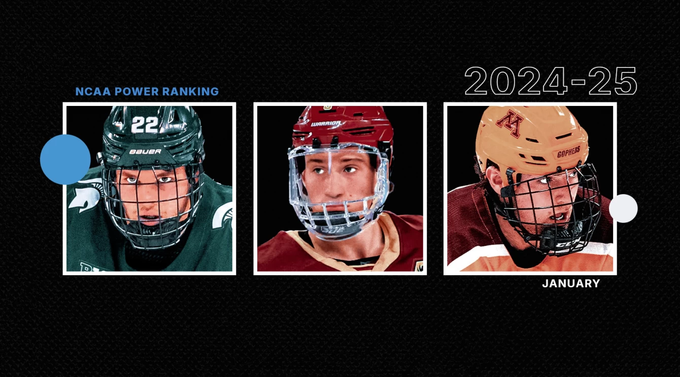 Elite Prospects NCAA Power Rankings for mid-January