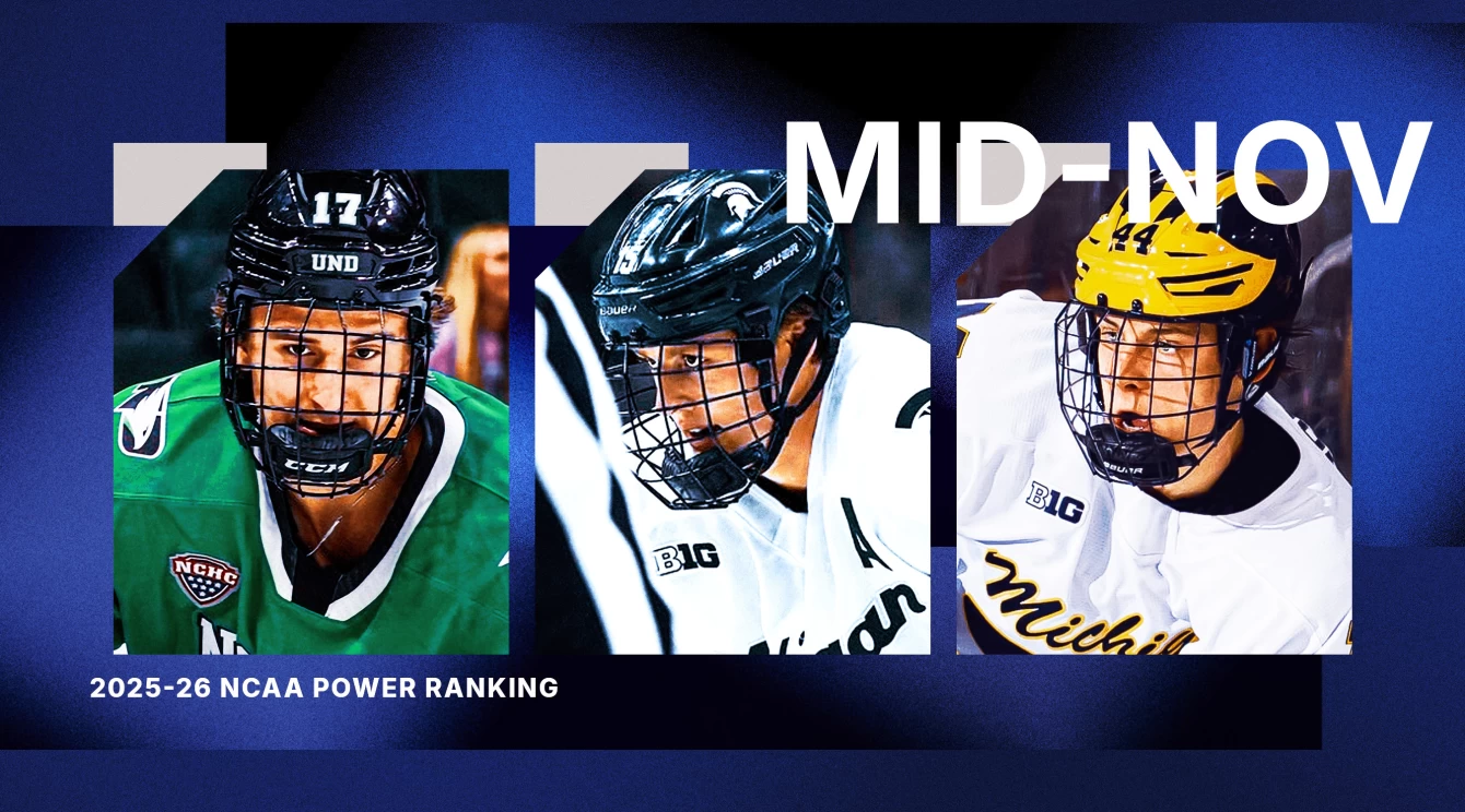 Elite Prospects NCAA power rankings for mid-November